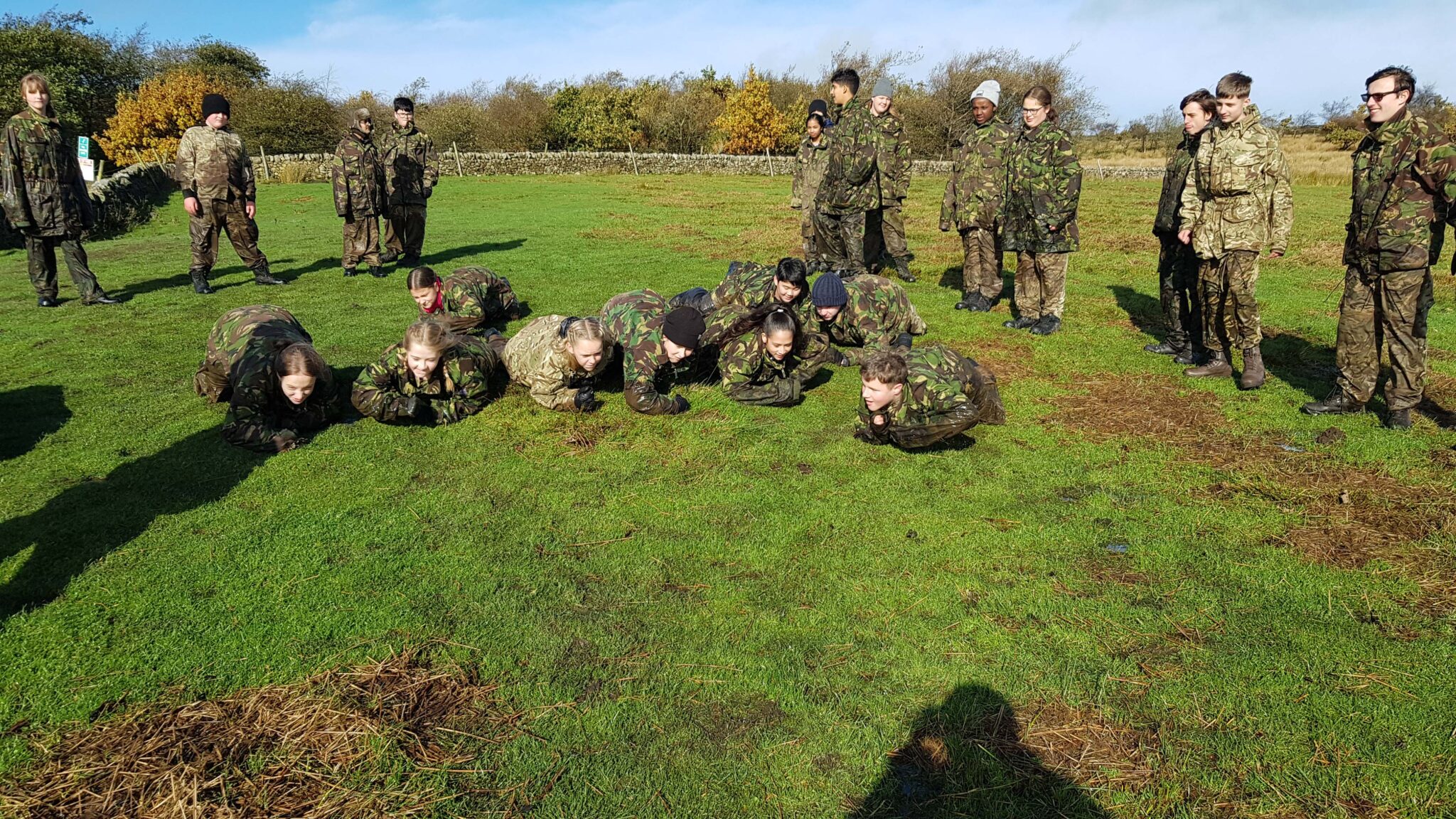 RAF Cadets go Green, then Brown - Barr Beacon School